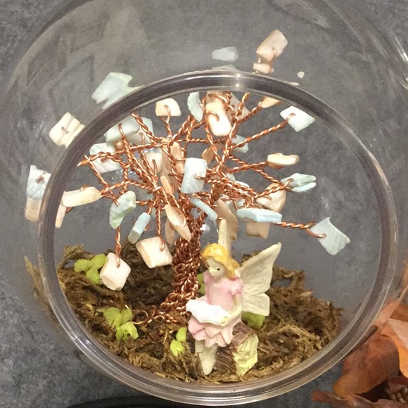 Twisted Forest by Amy | Other | Fairy Orb Copper Tree On Moss With Puka ...